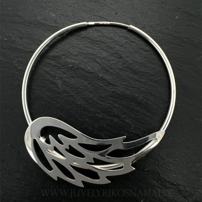 Sidabrinės rinkės "Angelo sparnai"